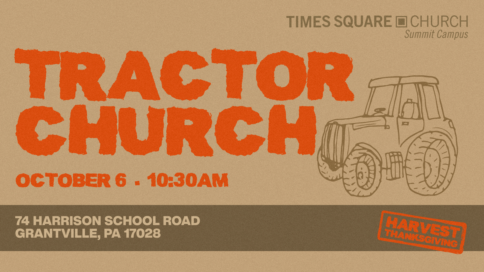 Tractor Church | Times Square Church