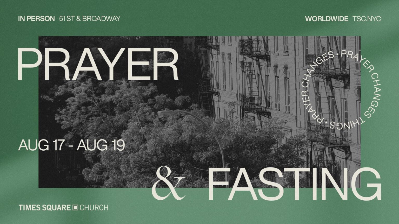 Prayer & Fasting | Times Square Church